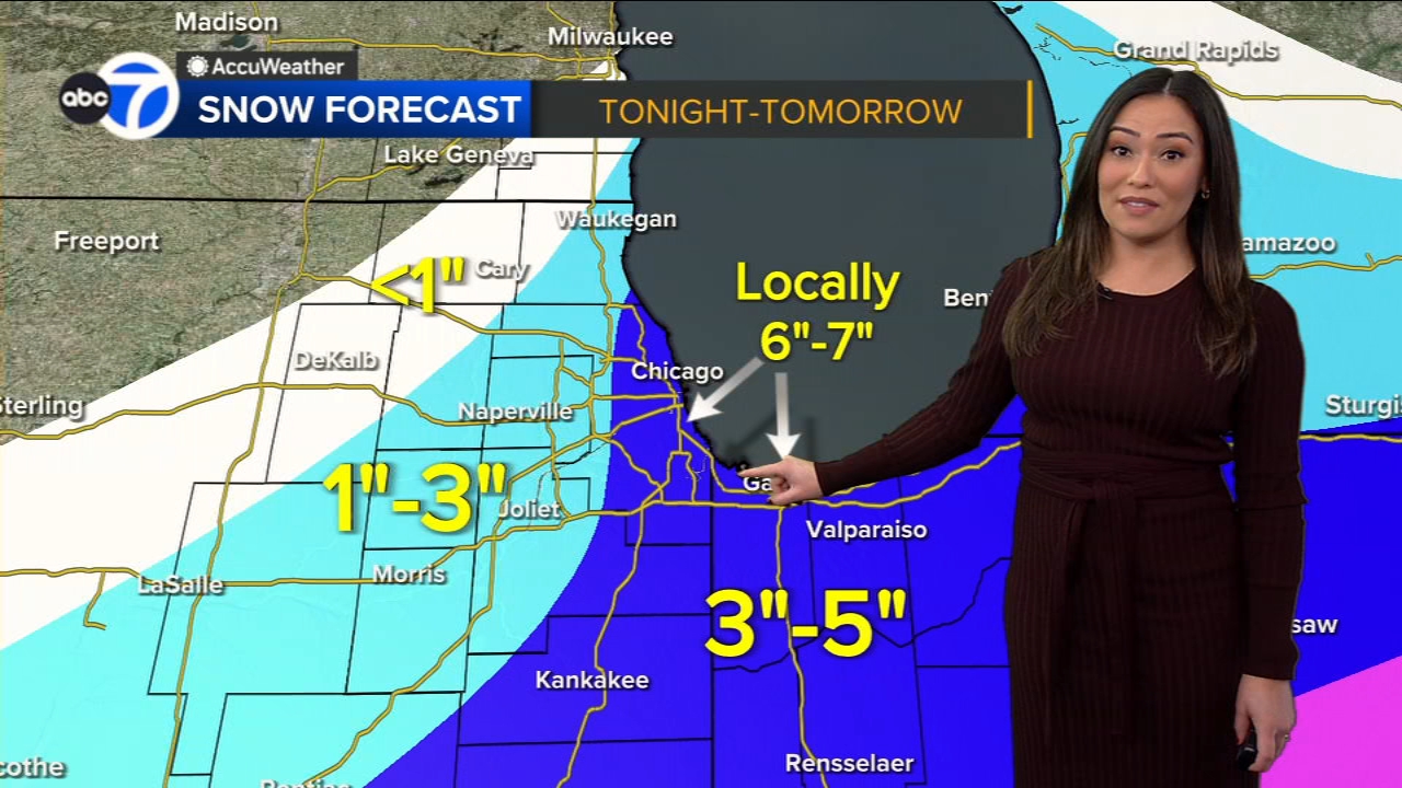 Chicago weather: Winter storm bringing several inches of snow to area ...
