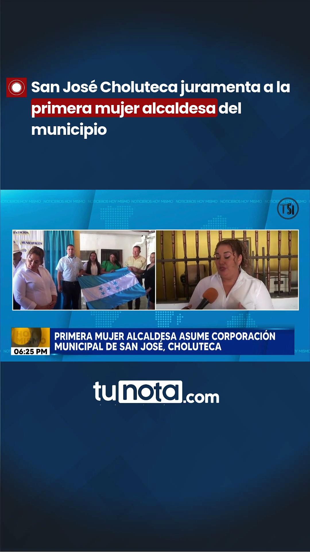 San José Choluteca juramenta a la primera mujer alcaldesa del municipio