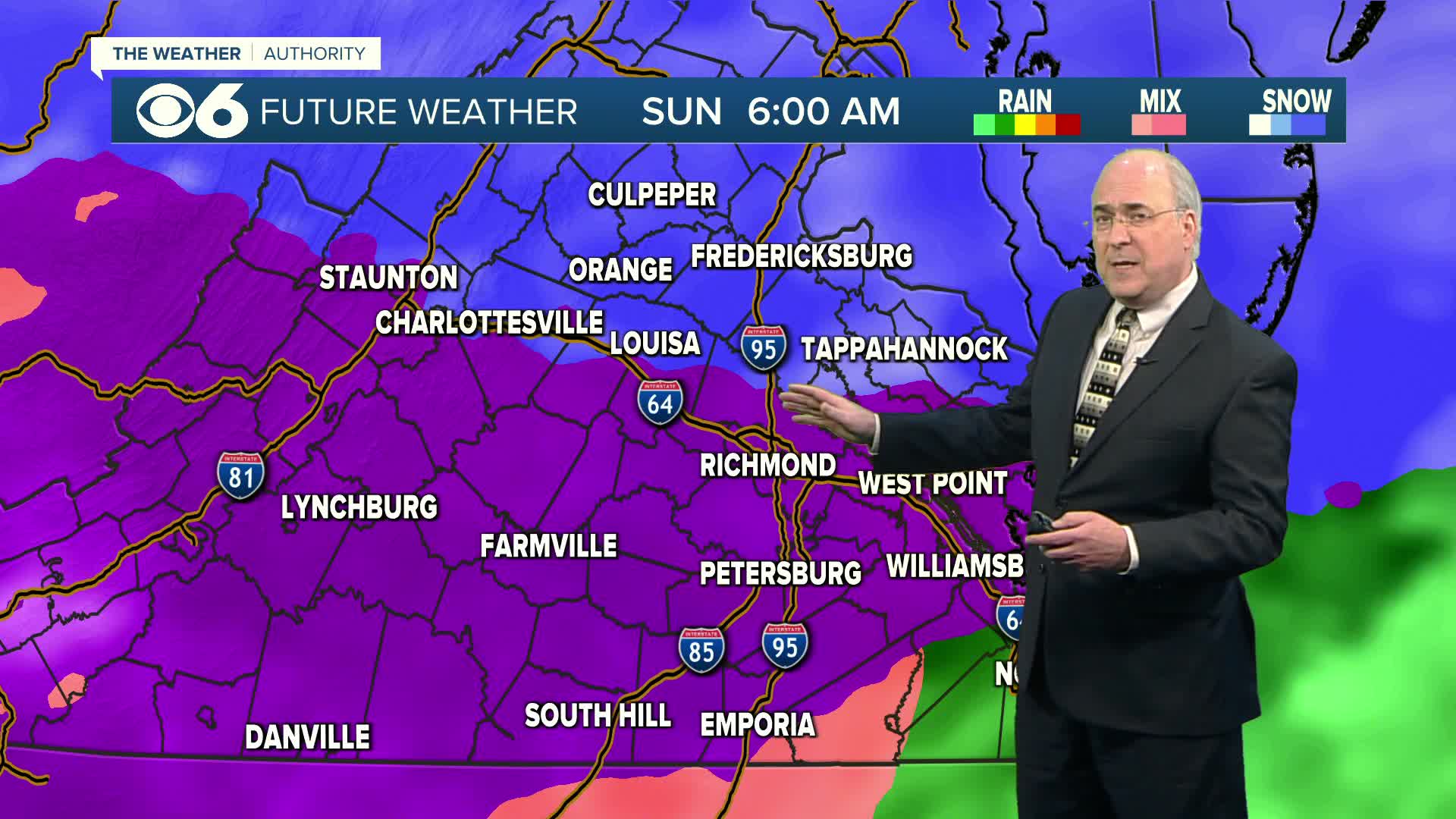 Hour-by-hour look at timing for Virginia ice storm (Saturday 6:45 p.m ...