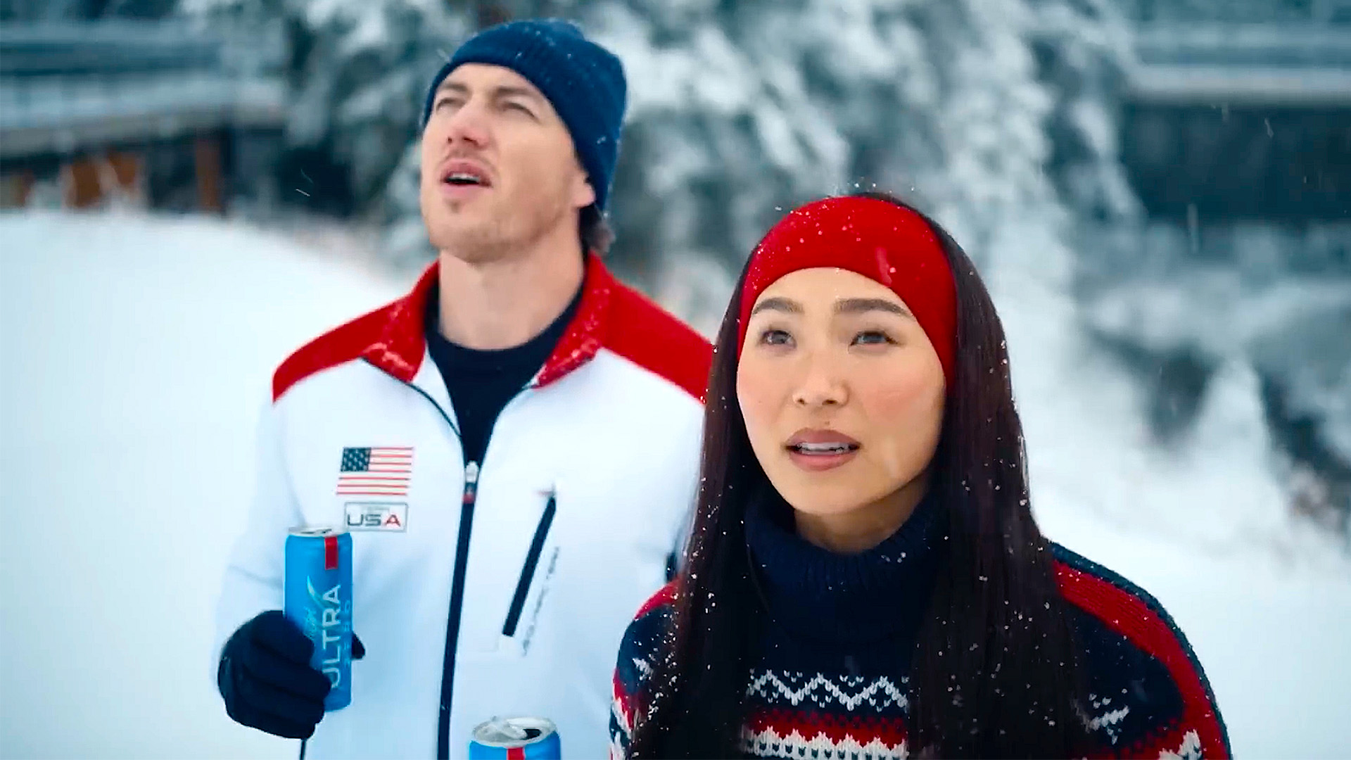 Michelob ULTRA Super Bowl LX teaser 'The Jump' with Olympians Chloe Kim ...