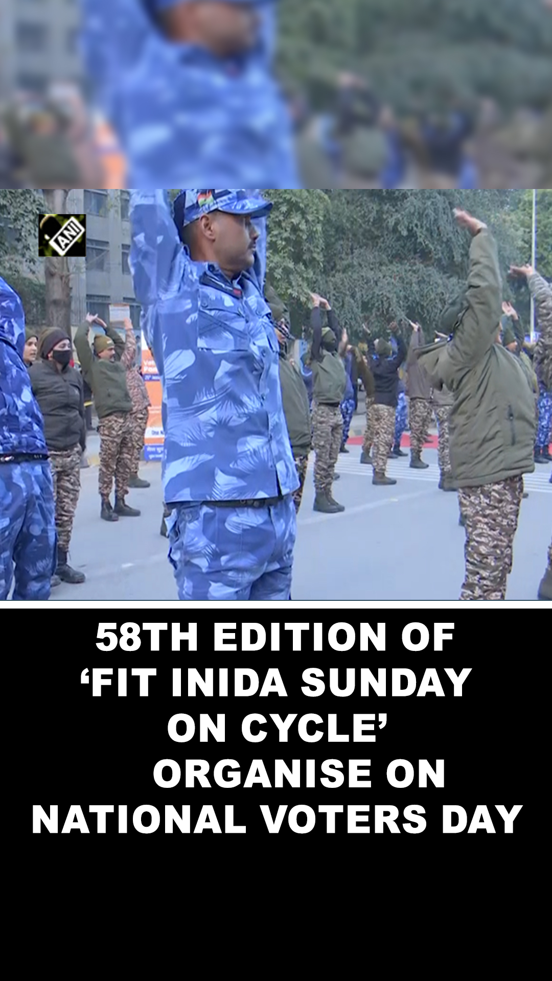 58th edition of ‘Fit India Sunday on Cycle’ organise on National Voters ...