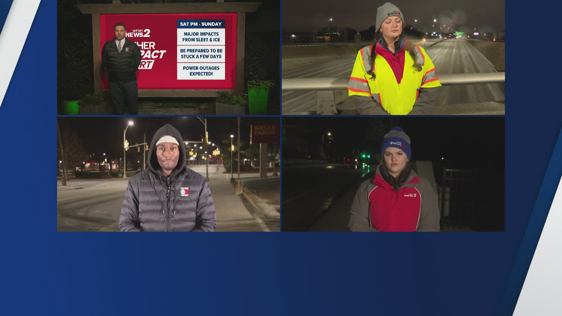 Winter storm: WFMY team coverage (9 PM, Jan. 24, 2026)