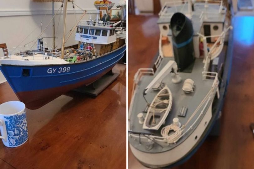 Beautiful model of Grimsby’s famous Ross Tiger trawler up for grabs as ...