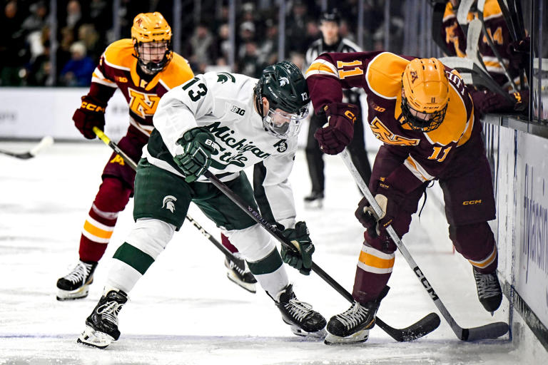 Michigan State downs Minnesota, picks up weekend sweep