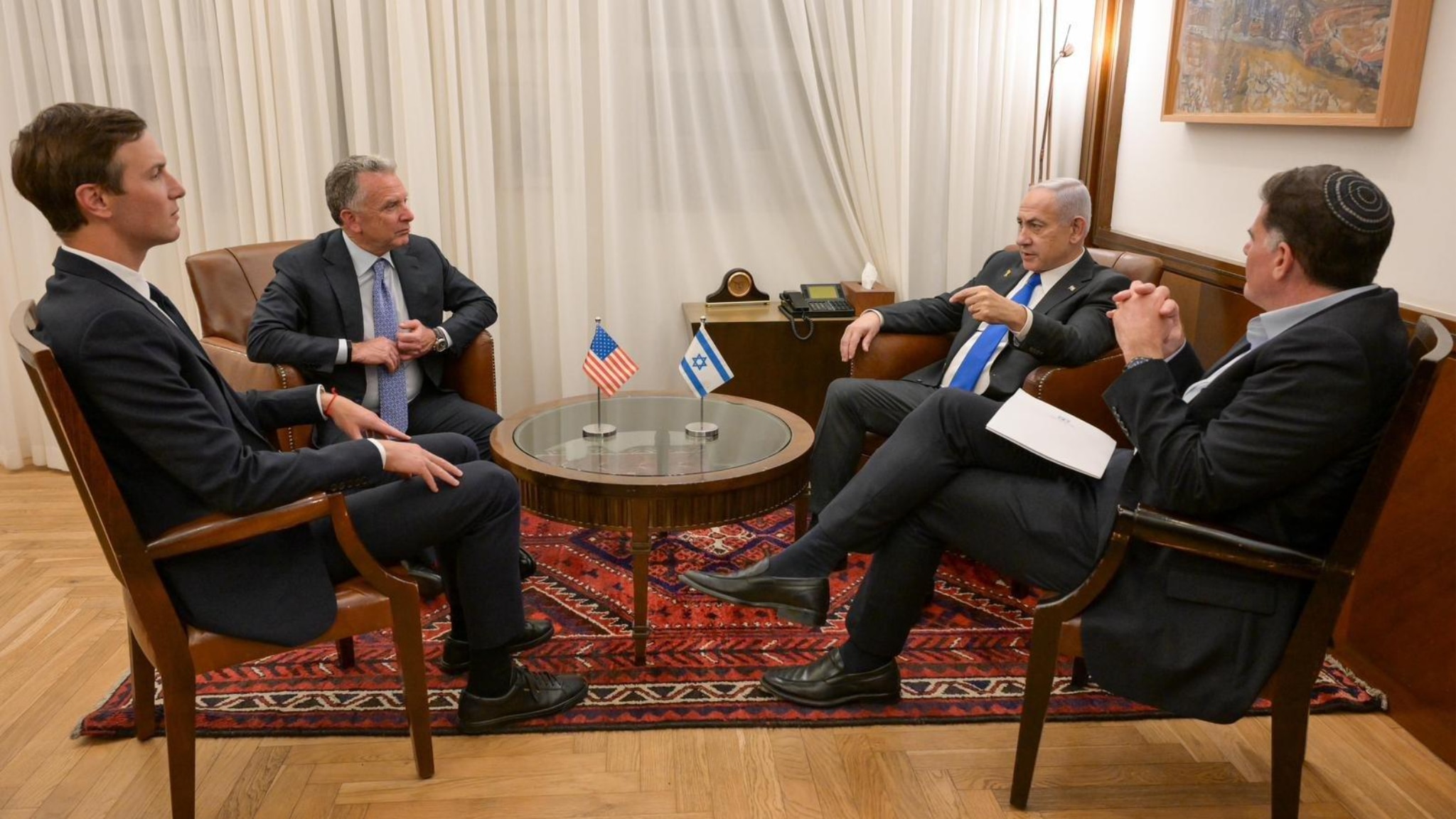 Witkoff e Kushner da Netanyahu: "Incontro su fase 2 costruttivo"