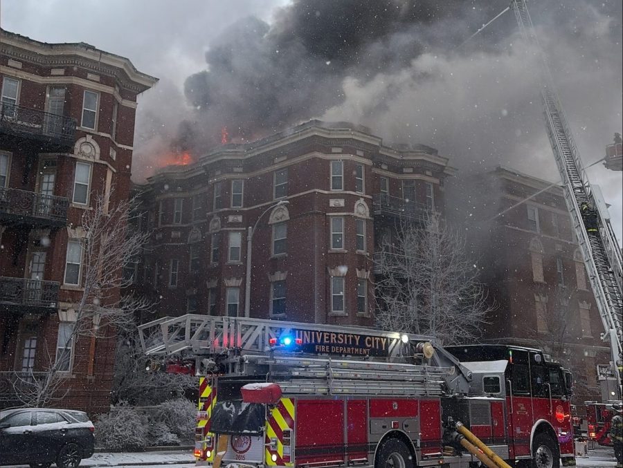 Fire damages Central West End apartment buildings, dozens displaced