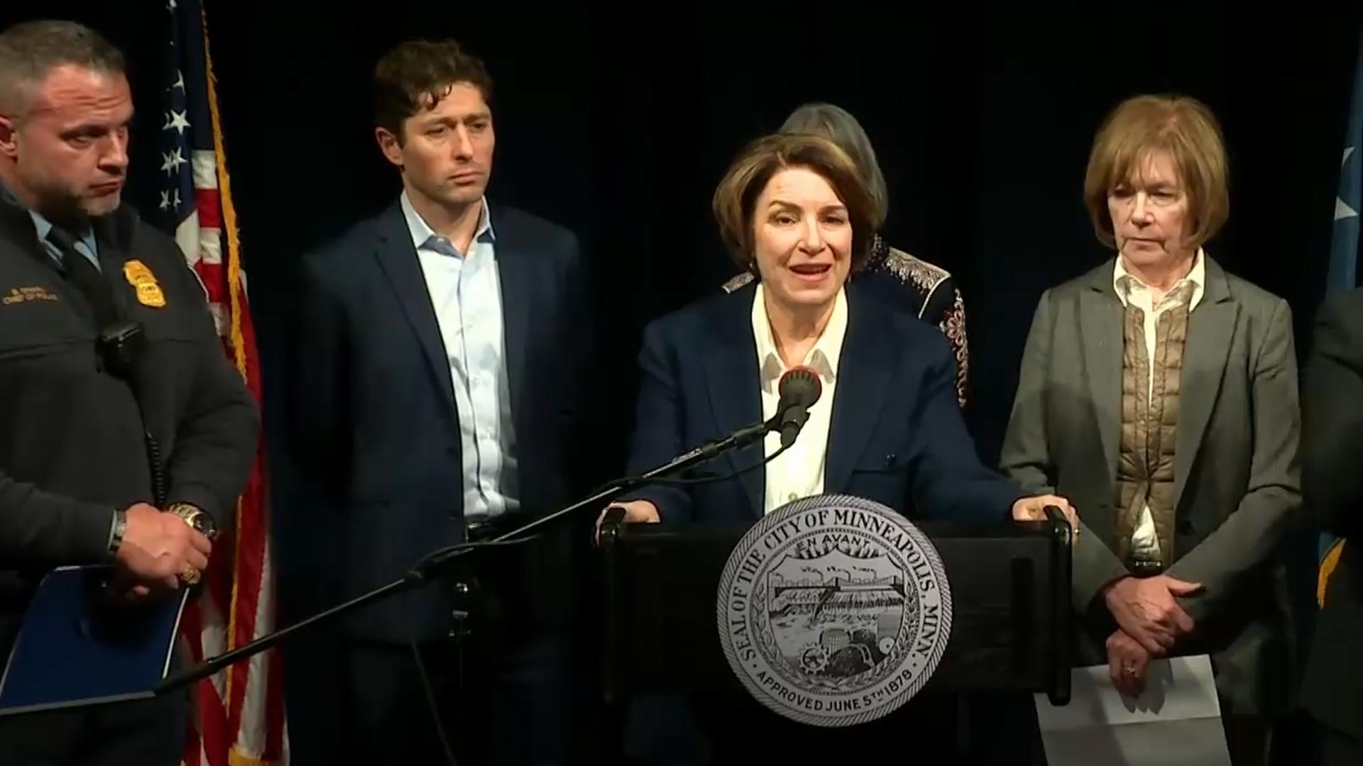 Sen. Klobuchar: 'We need ICE out of Minnesota'