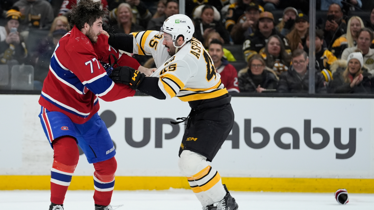 Canadiens’ Kirby Dach returns vs. Bruins after lacerating finger in fight