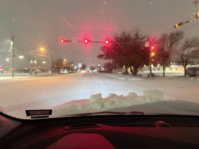 Abilene police warn of nearly impassable roads