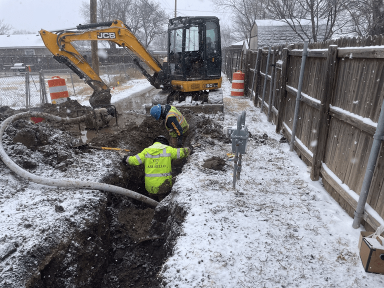 City of Amarillo winter weather update for Sunday, 6 water main breaks