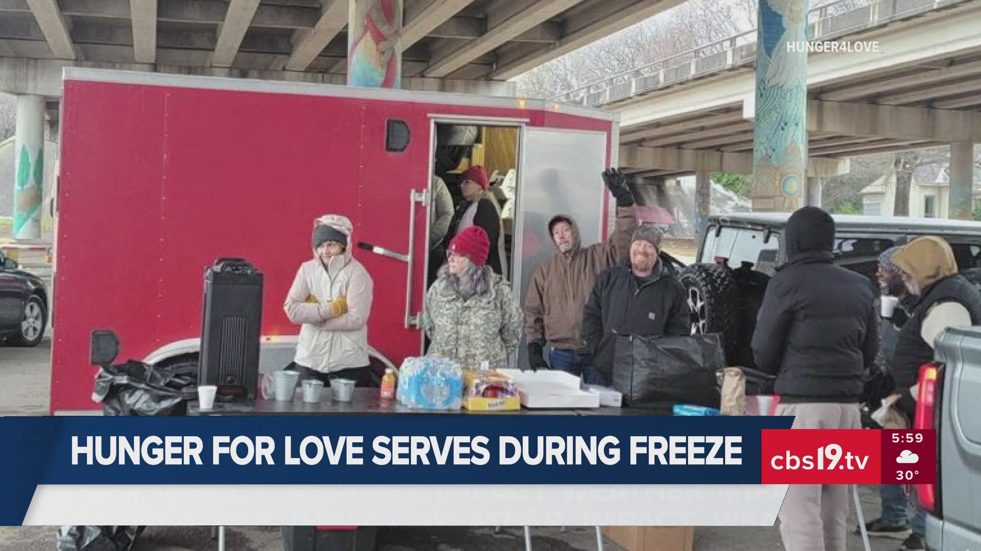 Hunger for Love in Tyler helping unhoused residents impacted by cold