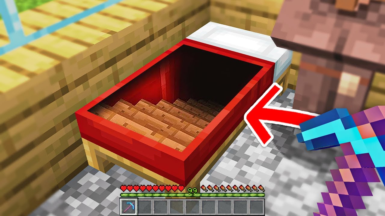 Minecraft, but mobs have secret bases