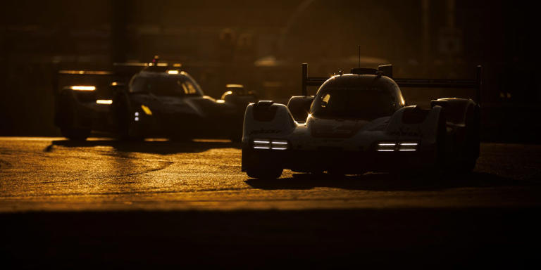 Tight battle at Rolex 24's six-hour mark sees Porsche Penske No. 7 in ...
