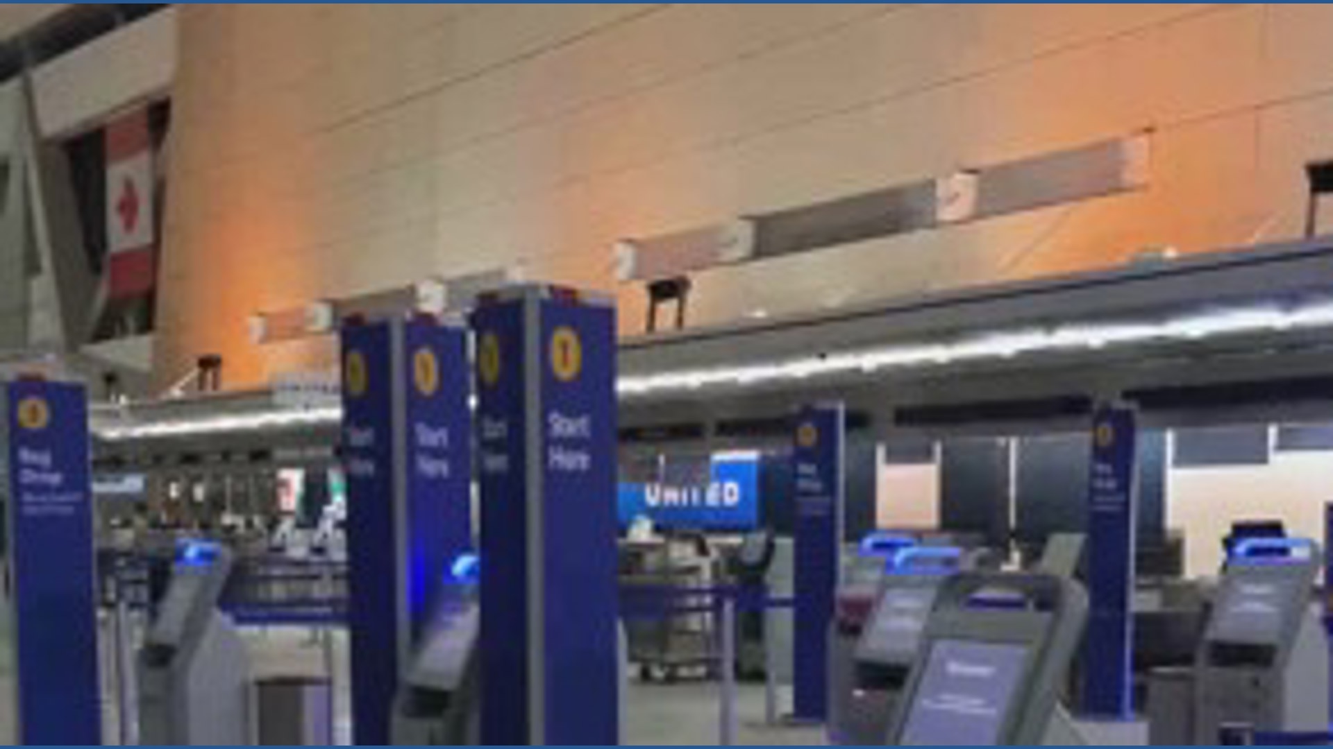 The Buffalo Niagara International Airport is quiet ahead of the storm