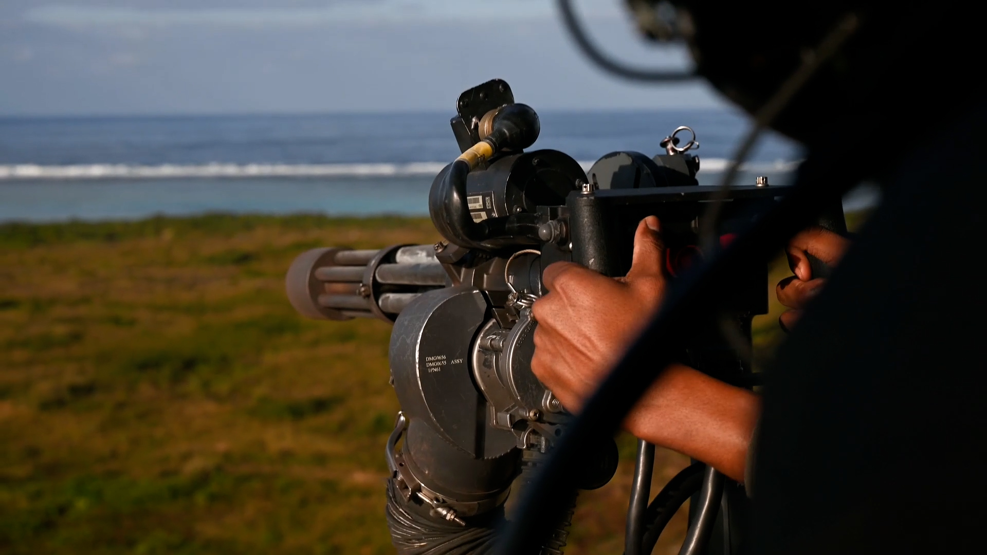 How rescue aircrews practice weapons skills at sea