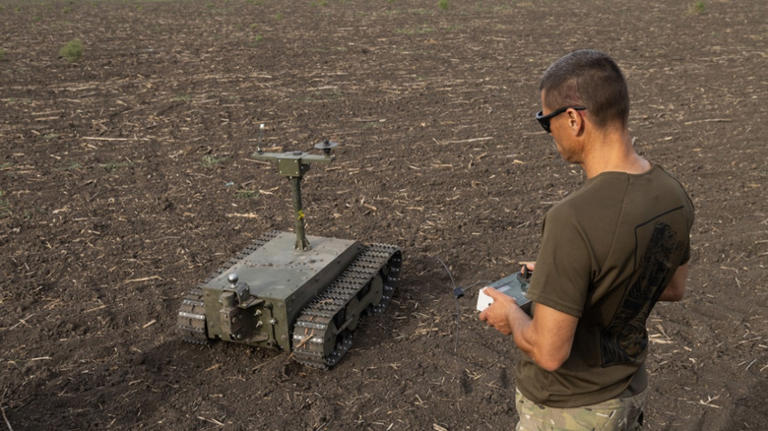 Ukraine's military is using unmanned ground robots that could change ...