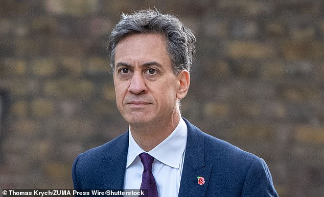 Labour's net zero mission 'will ramp up tenants' bills' as Miliband ...