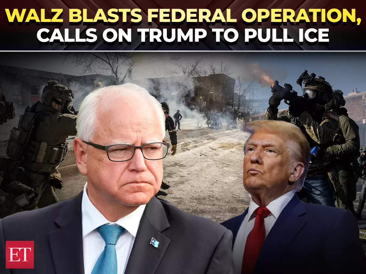 'Campaign of organized brutality': Tim Walz urges Trump to pull ICE ...