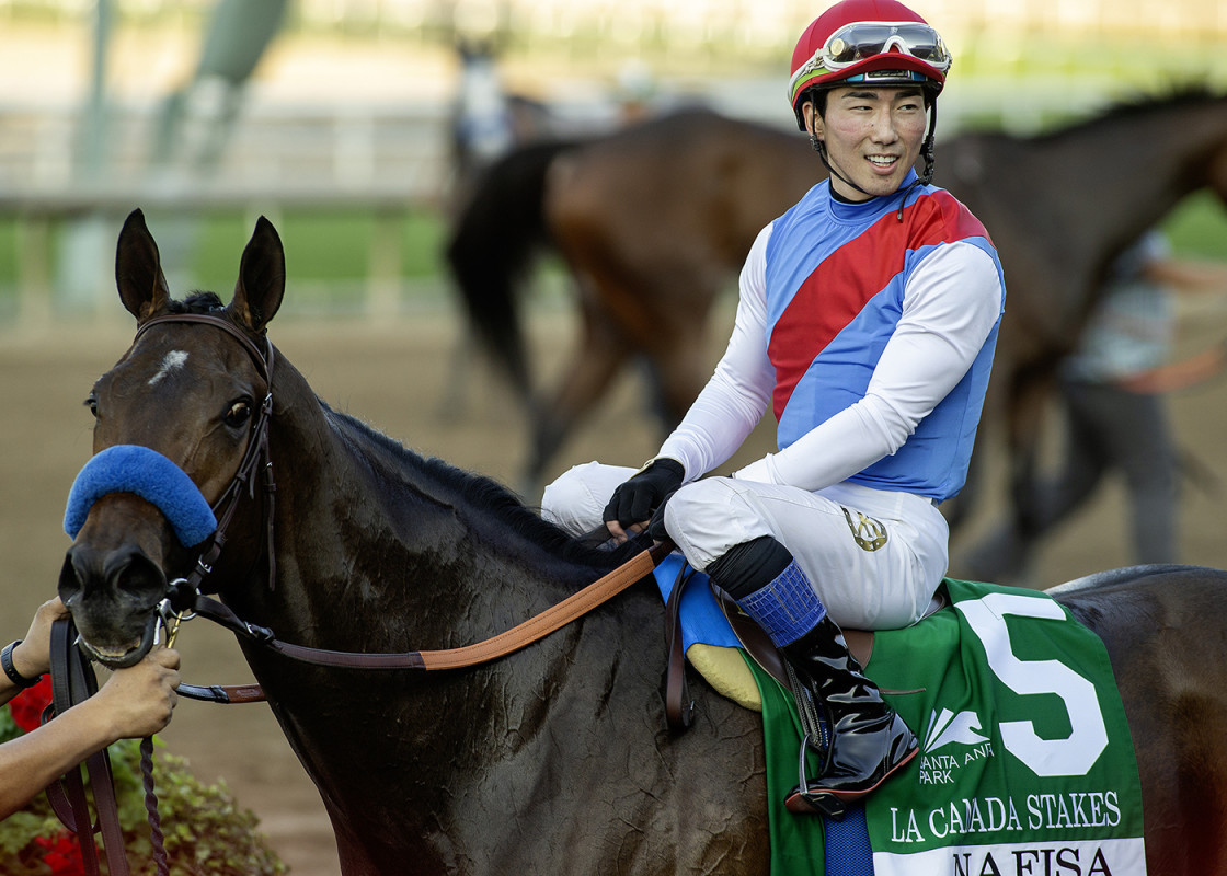 $1.8 million yearling purchase Nafisa wins La Canada in stakes debut