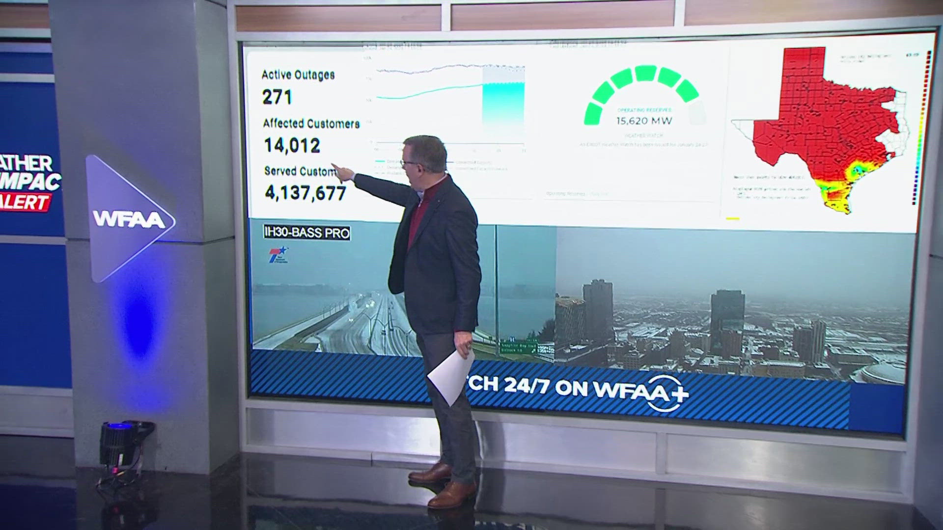 Tracking North Texas power outages amid winter storm