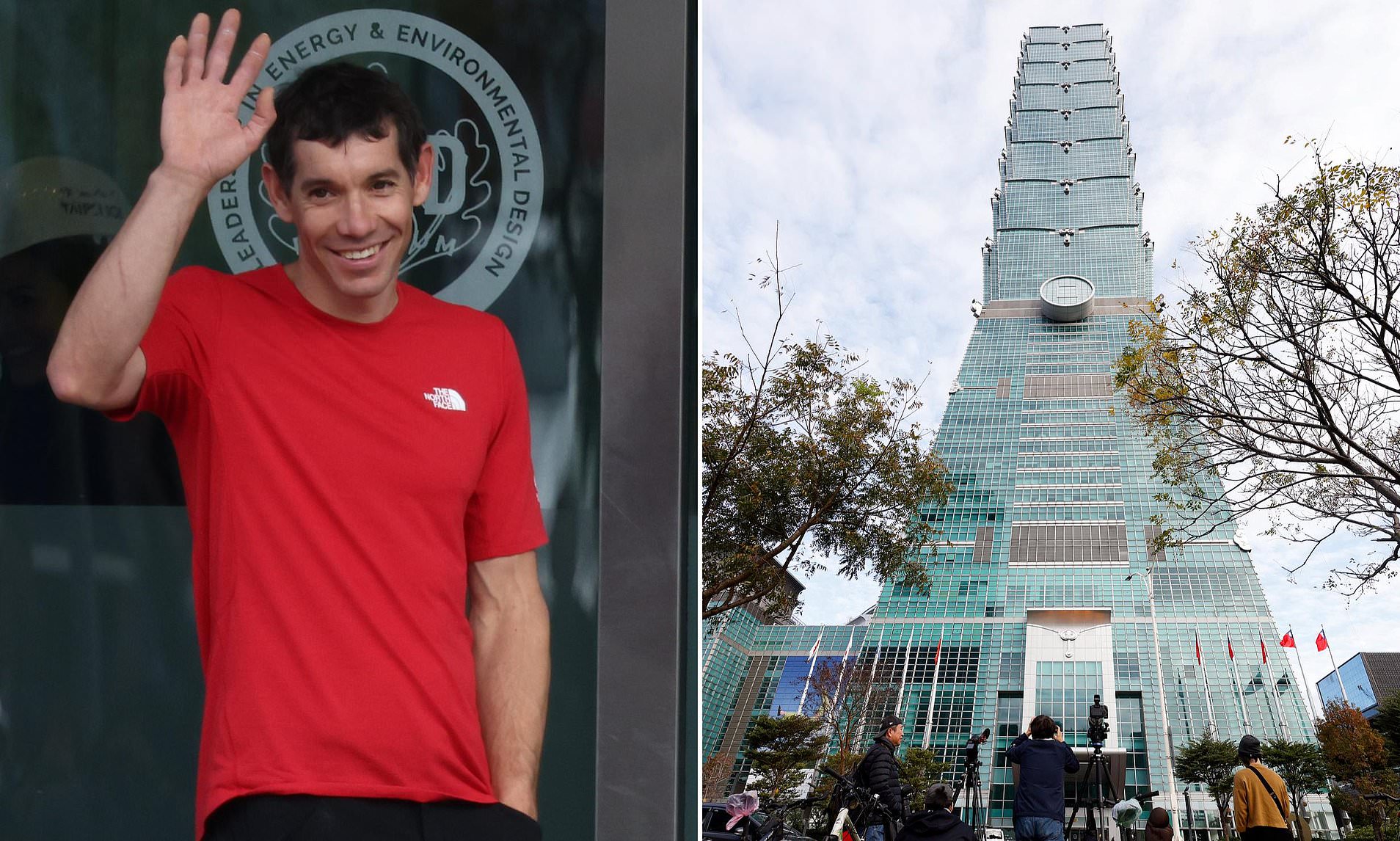 Daredevil American starts nerve-shredding climb of 101-storey tower in ...