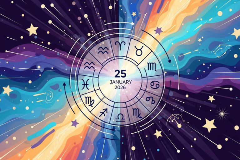 Horoscope 25 January 2026: Zodiac predictions and lucky colours for all ...