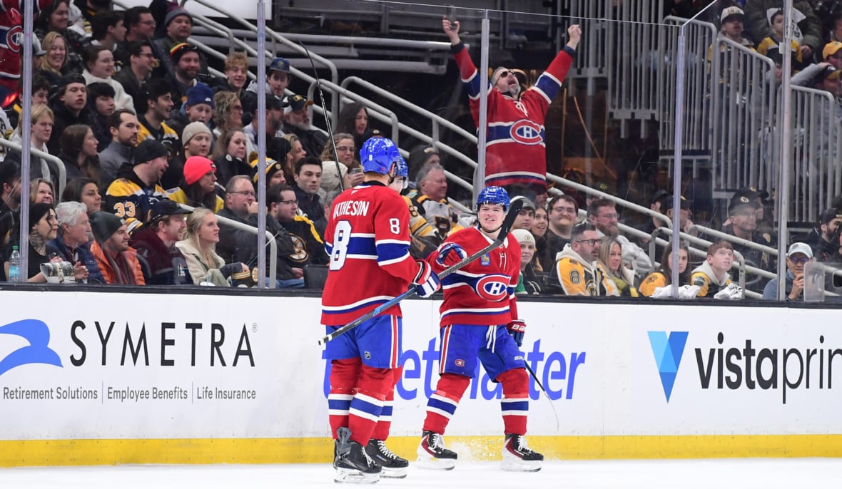 Canadiens highlights: Caufield hat trick wasted in Boston