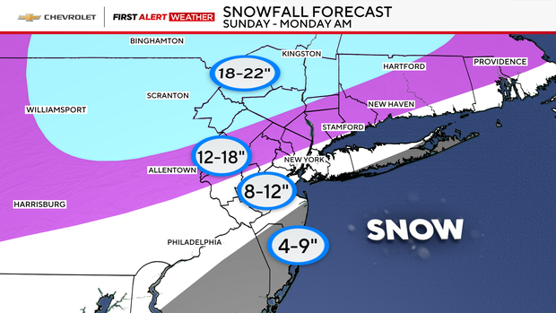 Winter storm timeline for New York, New Jersey shows when heaviest snow ...