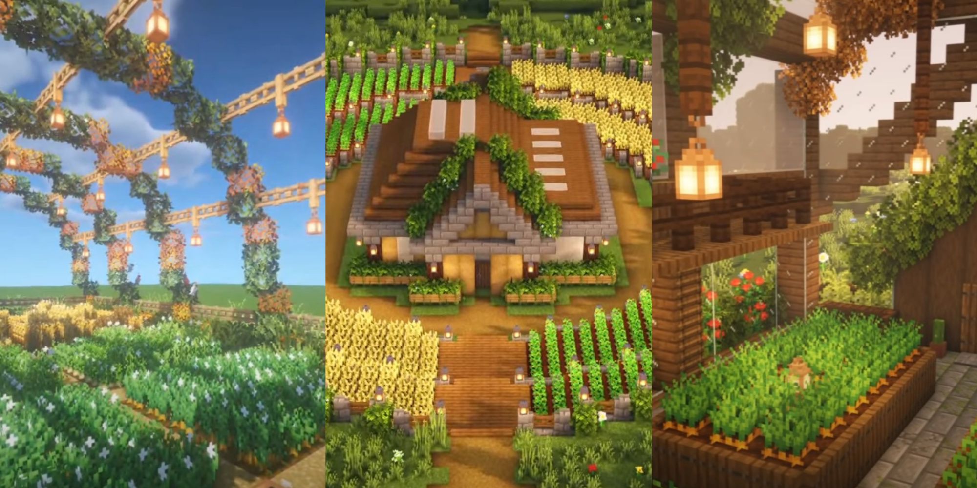 Best aesthetic farm designs in Minecraft