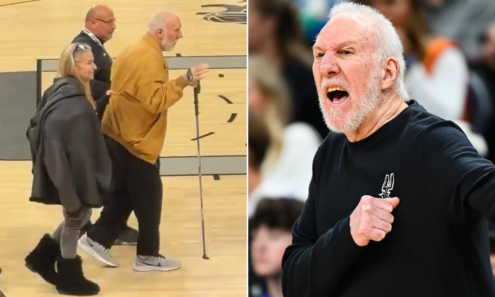 Legendary NBA coach makes rare public appearance months after he was ...