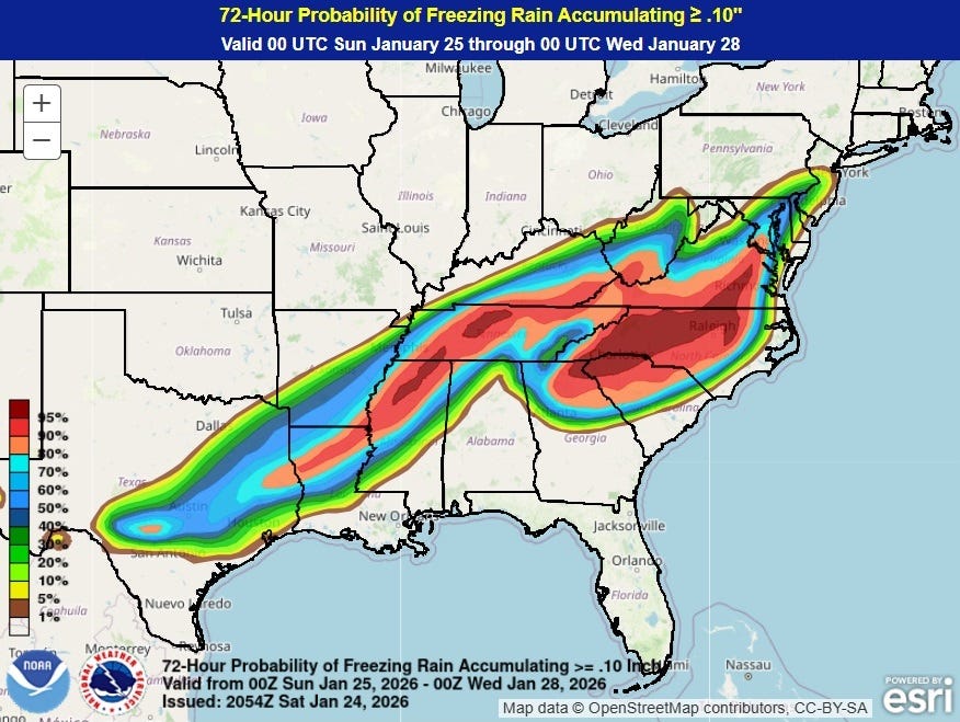 Winter storm blankets US in snow and ice. See its path in maps