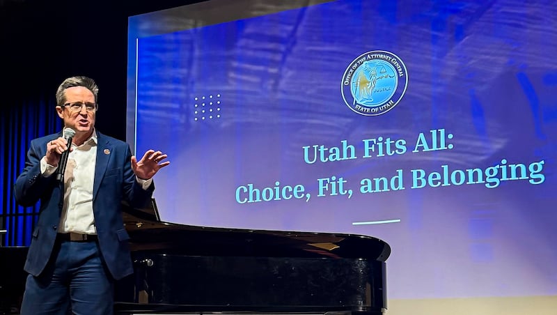 Advocating for school choice: Attorney general speaks at Utah Fits All ...
