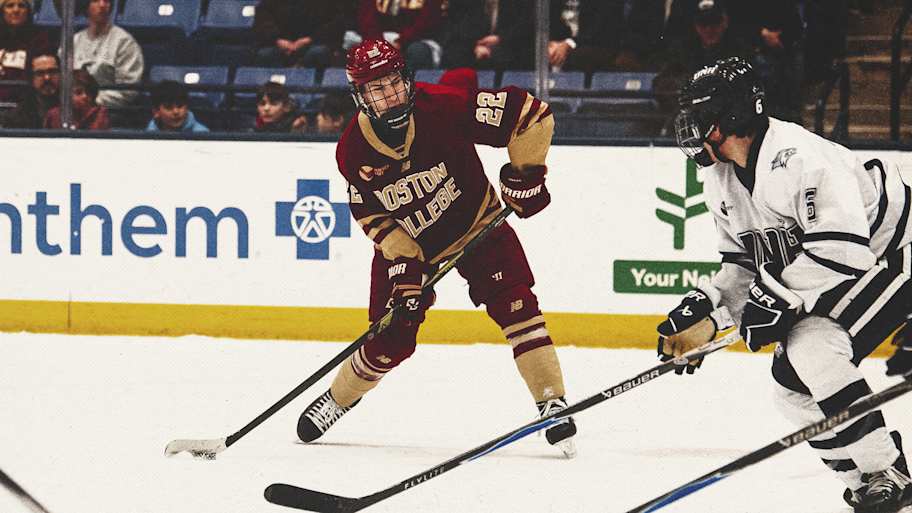 No. 15 Boston College men's hockey earns series sweep over UNH with ...