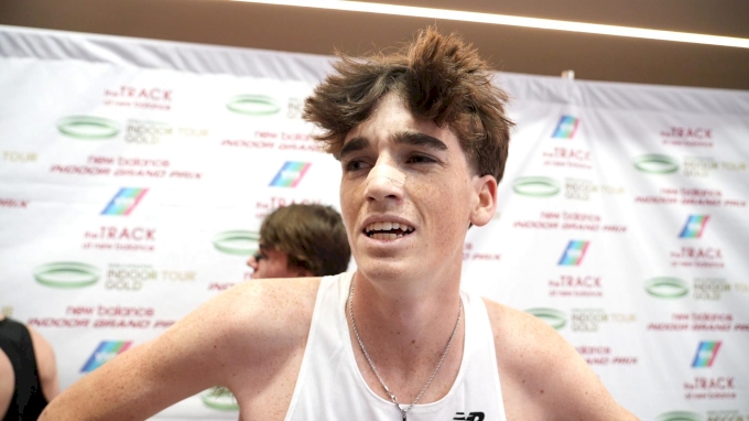 Brian Burns runs stellar mile in NBIGP junior boys mile