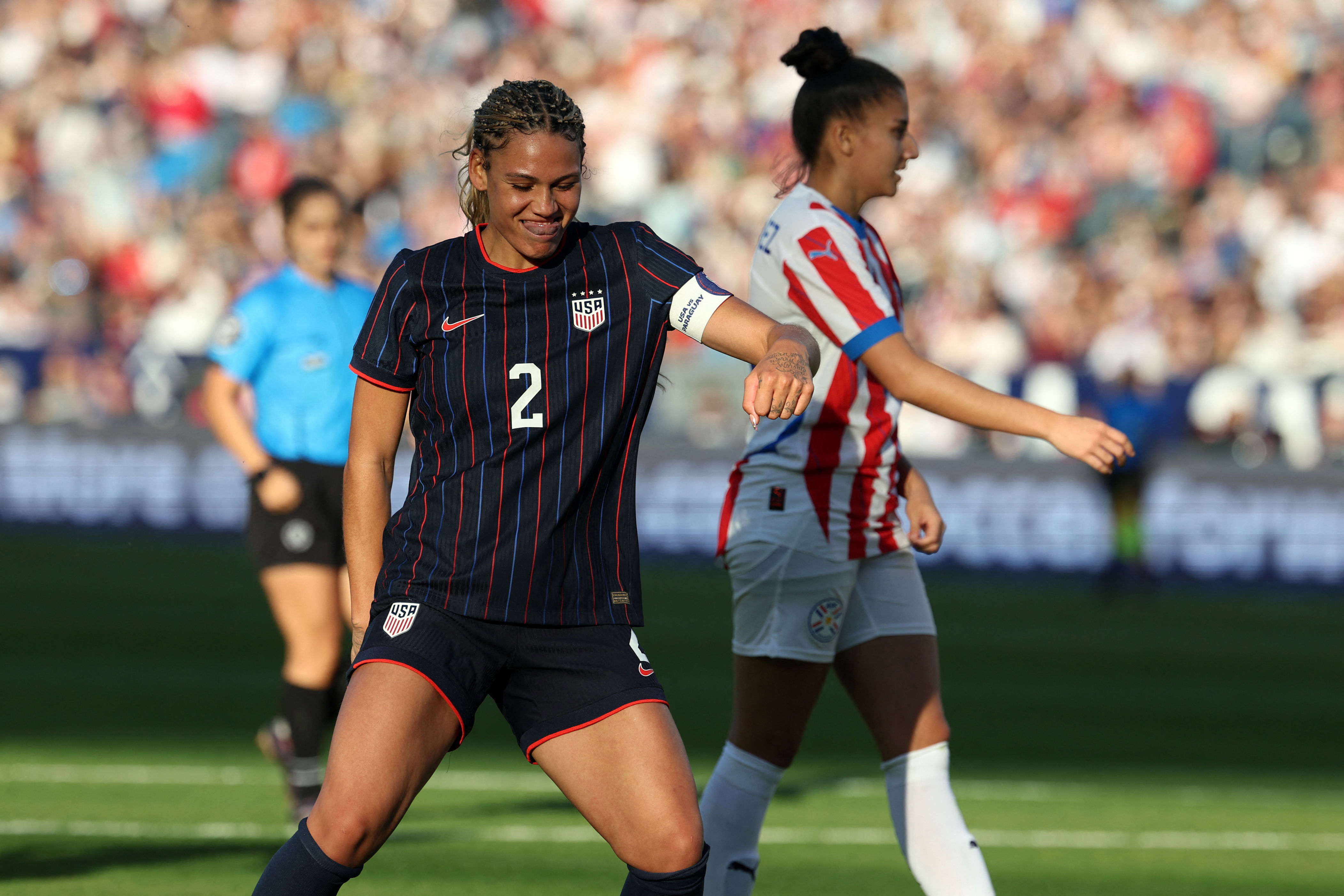 Trinity Rodman scores as USWNT routs Paraguay in friendly