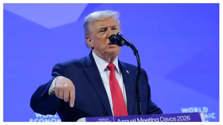 ‘They can’t even look at him’: Trump’s biggest moment at Davos came mid ...