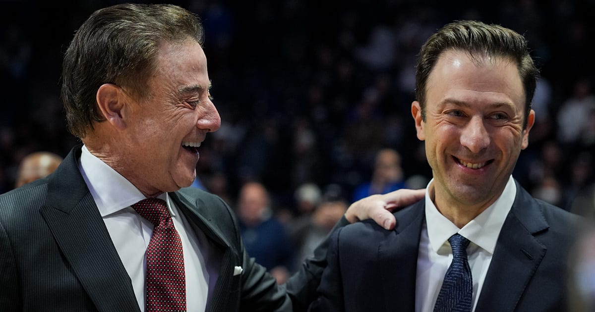 Richard Pitino reacts to father, Rick, reaching 900 wins: 'He'd have a ...