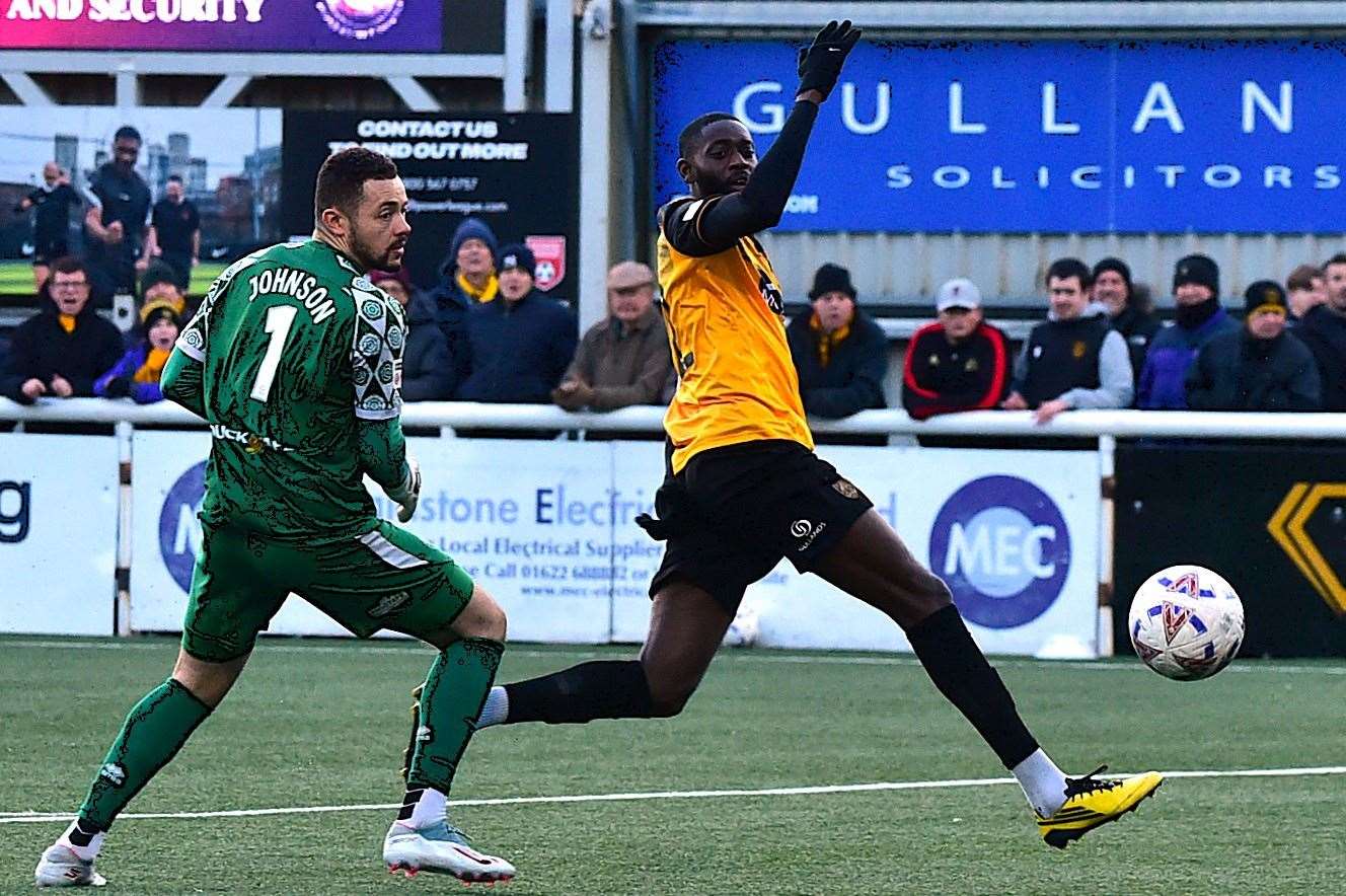 Maidstone United manager George Elokobi on the 1-0 National League ...