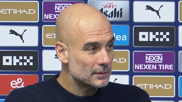 Guardiola says he's unhappy with refereeing decision despite win over ...