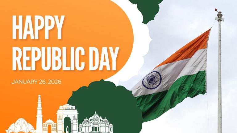 Happy Republic Day 2026: 100+ wishes, images, GIFs, status, patriotic ...