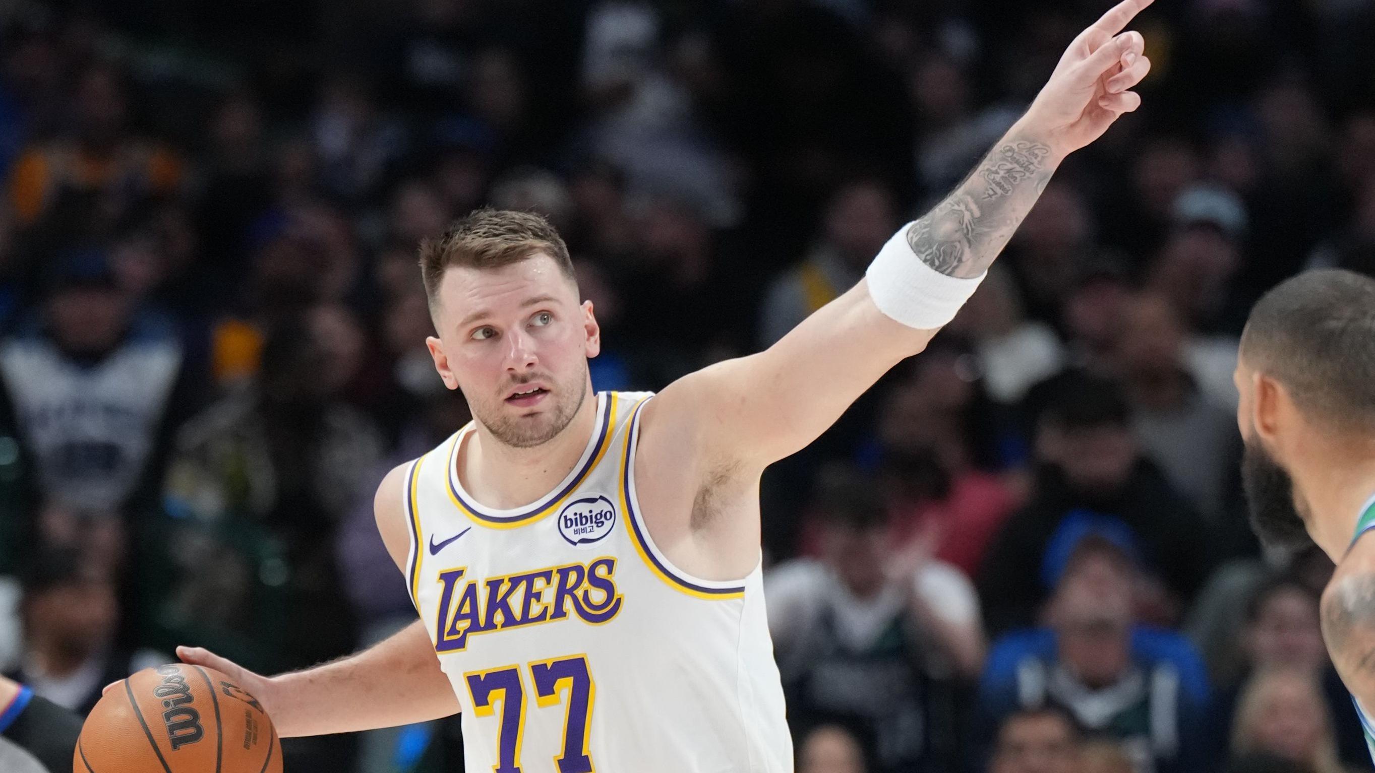 Doncic inspires Lakers to beat former side Dallas
