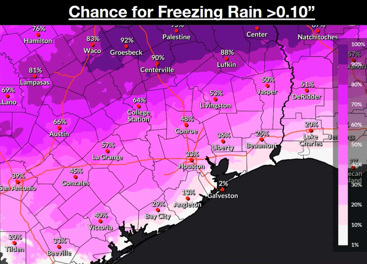 Winter storm update: Houston roads turn icy Sunday. When will they thaw ...