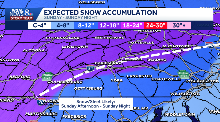 Snowstorm hits PA: Heavy snow piles up fast across the region | New ...