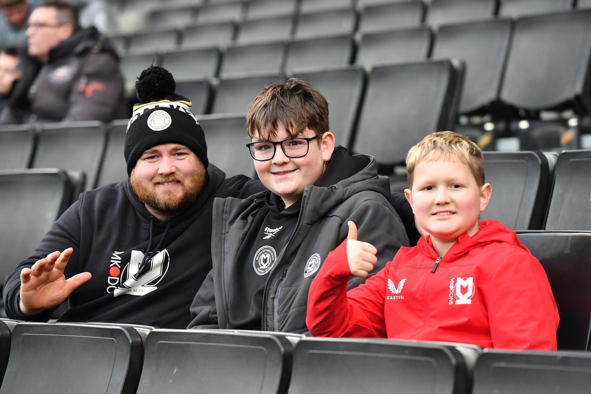 See if you feature in this gallery of MK Dons fans watching their side ...