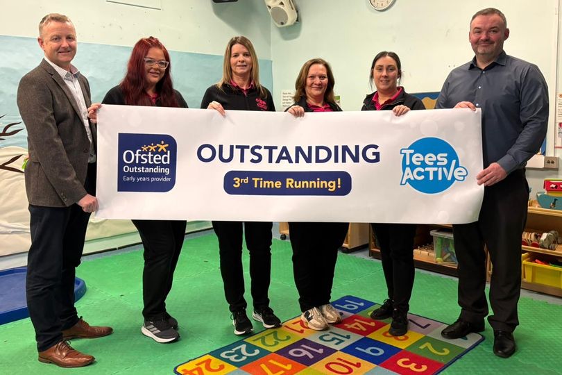 Youngsters make 'rapid progress' as Teesside nursery scoops third ...