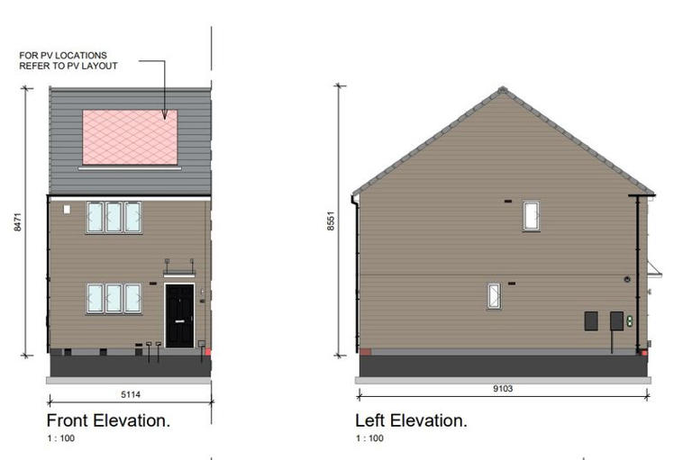 Go-ahead for changed affordable homes plan after designs made bigger