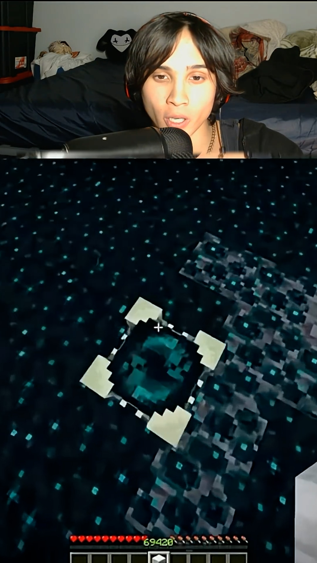 Creating a basic trap for the Minecraft warden