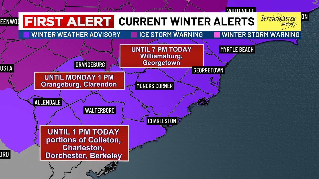 First alert: Winter weather advisory extended amid major winter storm
