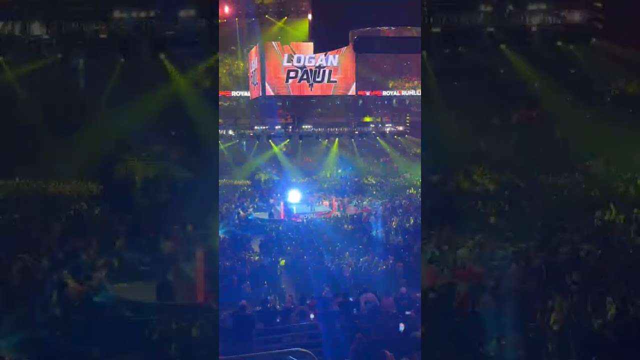 Logan Paul 2023 WWE Royal Rumble entrance