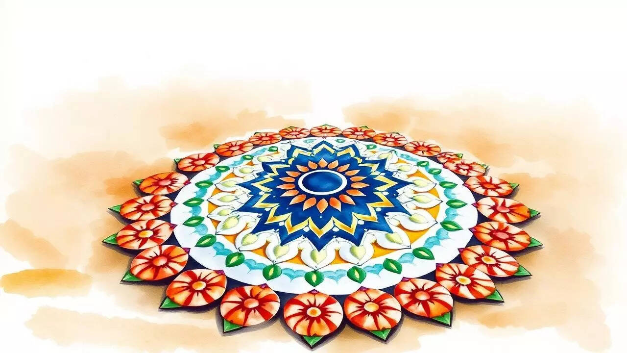 Republic Day 2026 tricolour rangoli ideas for homes schools and offices